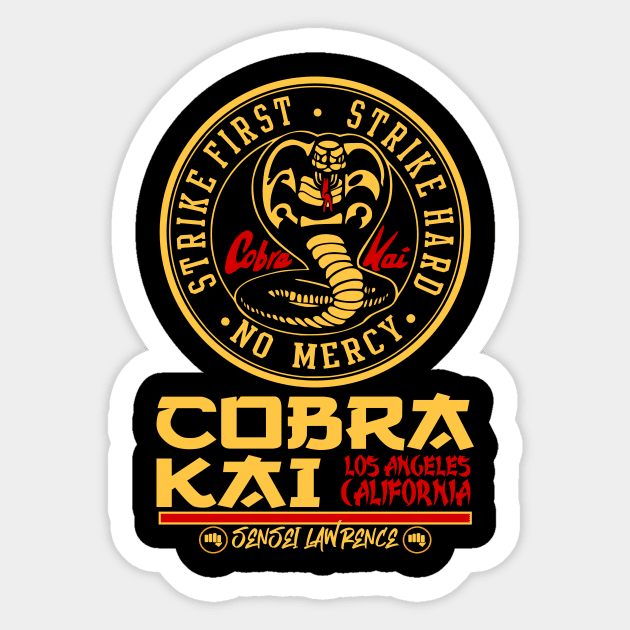 Cobra kai - Cobra Kai - Sticker | TeePublic