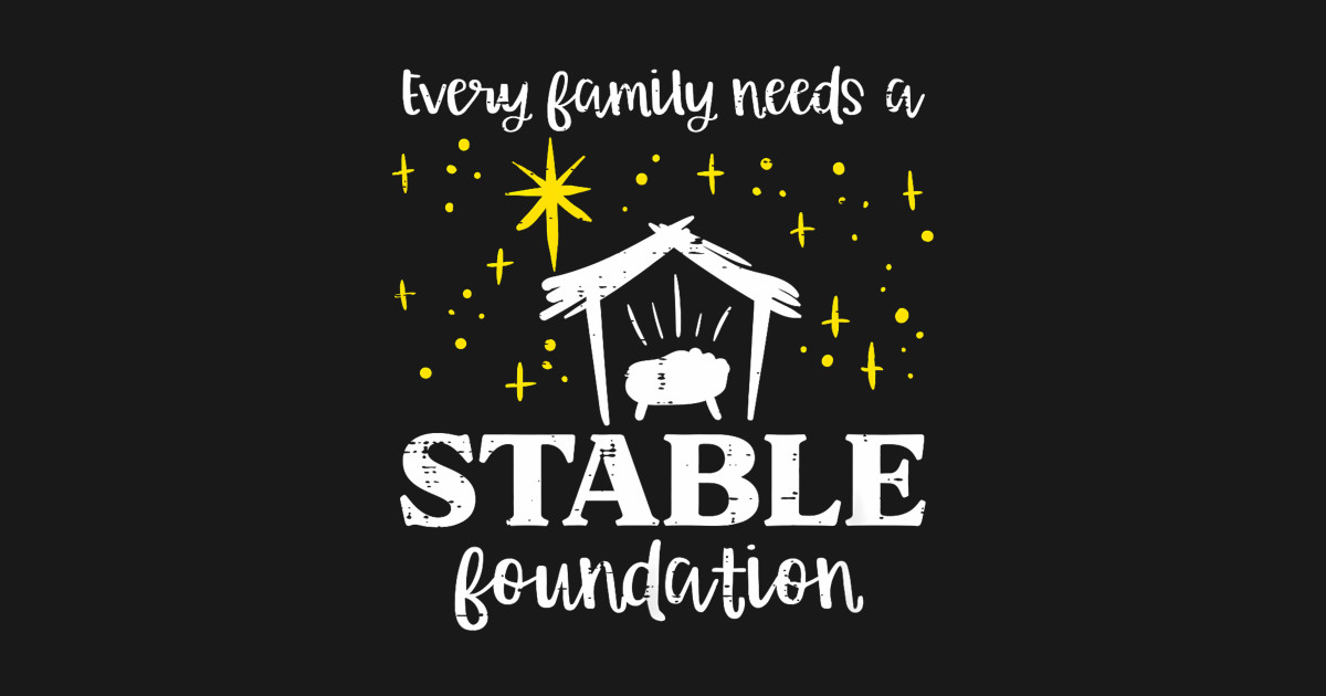 Family Stable Foundation Christian Jesus Christmas Xmas - Family Stable ...