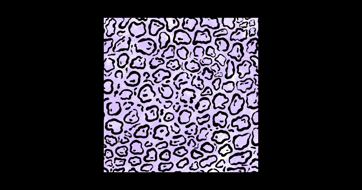 Watercolor wild cat pattern - Watercolor - Sticker | TeePublic