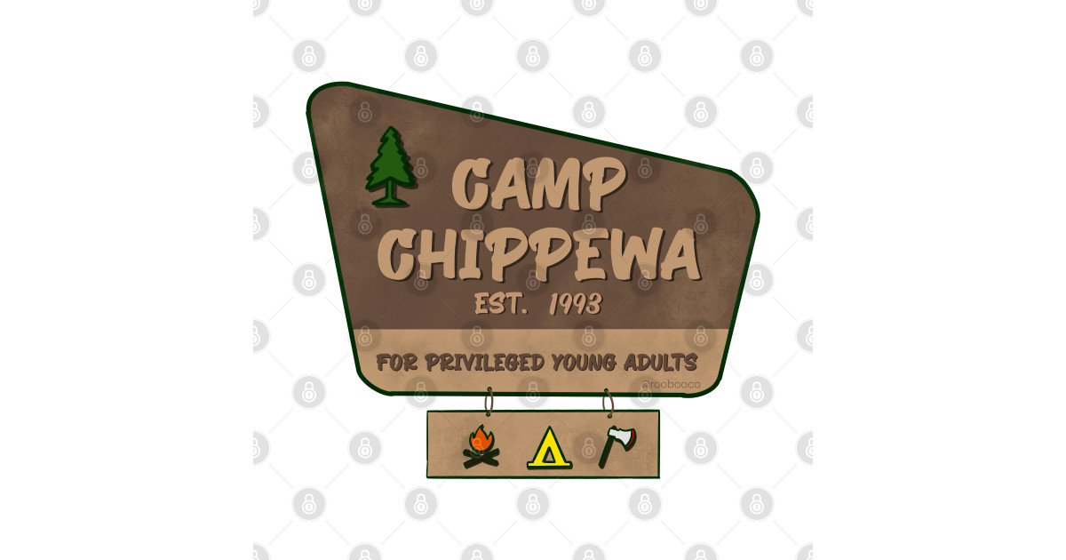 Camp Chippewa Sign - Tomb - T-Shirt | TeePublic