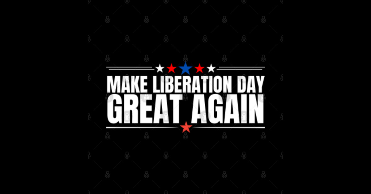 Liberation Day, Make Liberation Day Great again 2025 Trump Tank Top ...