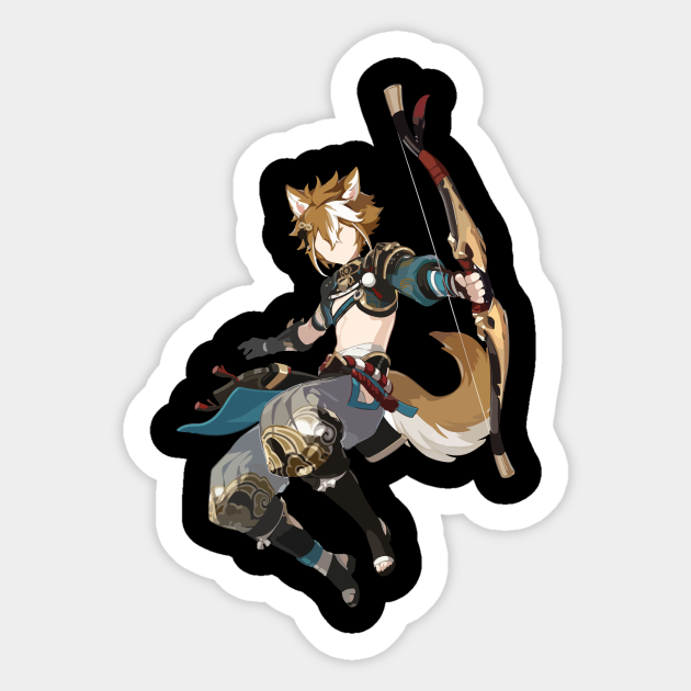Genshin Impact Gorou - Genshin Impact - Sticker | TeePublic