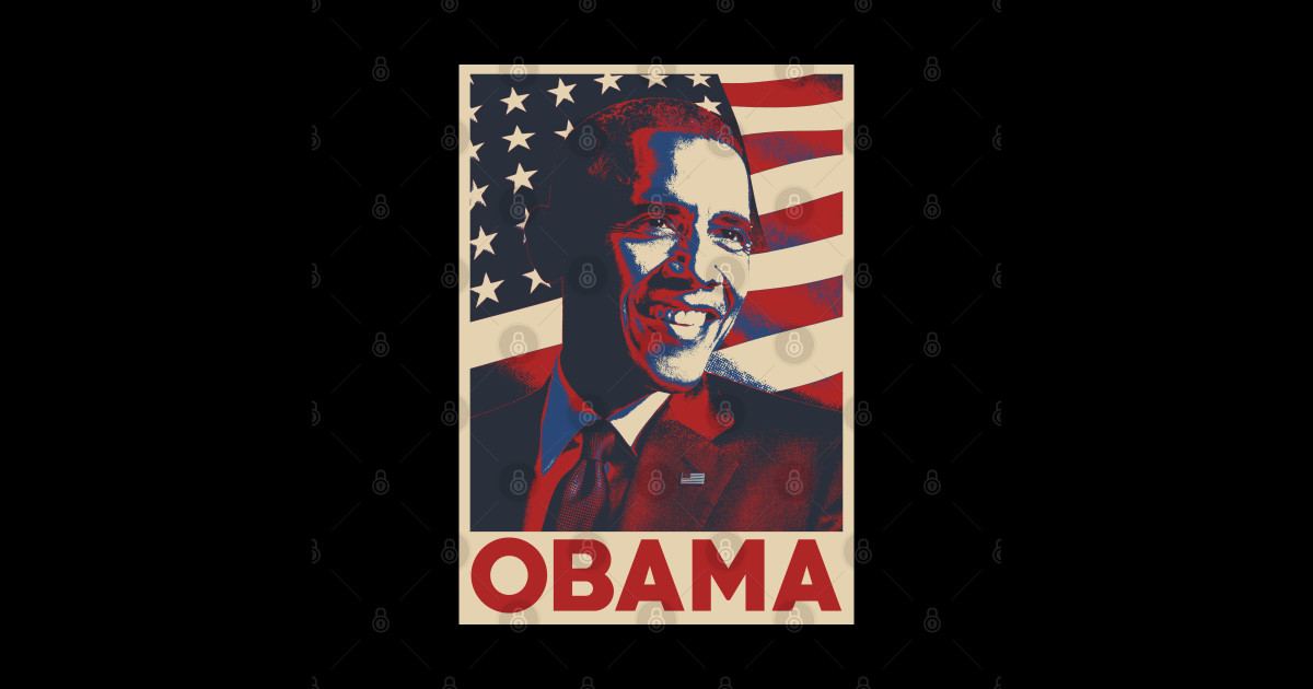 Barack Obama Pop Art Style - Barack Obama - Sticker | TeePublic