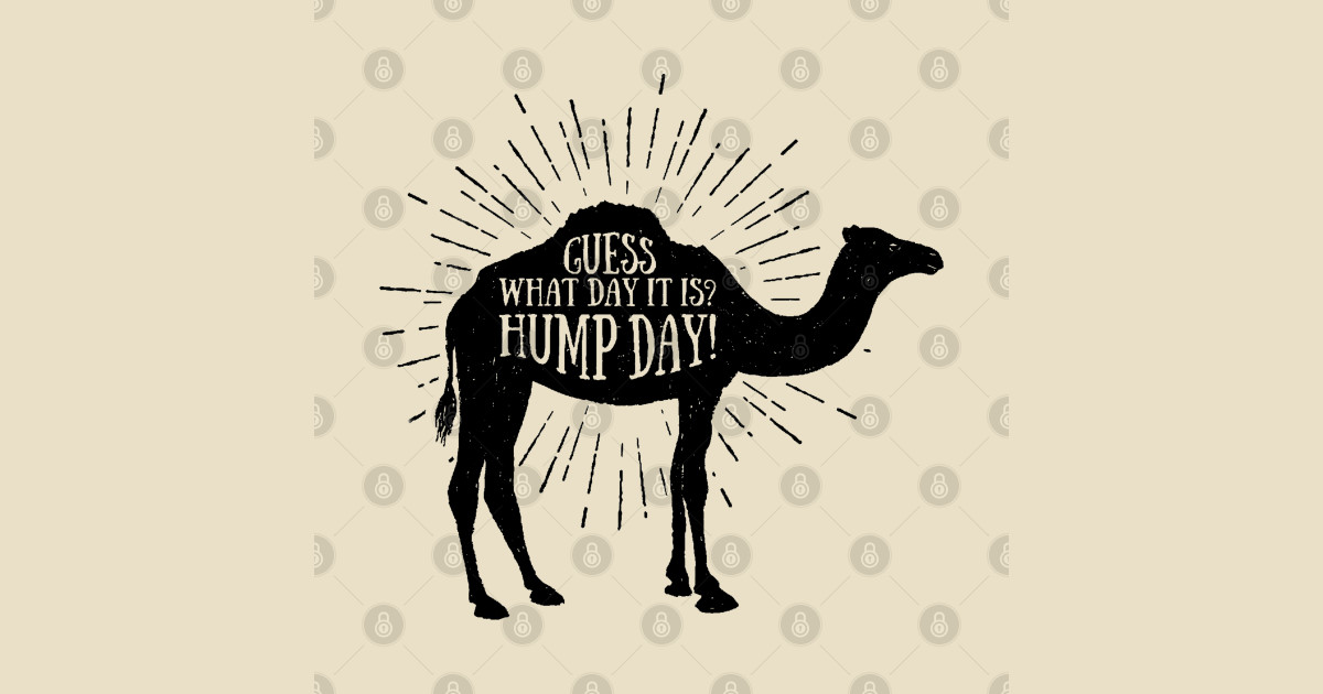 What Day Is It? Hump Day! - Hump Day - T-Shirt | TeePublic