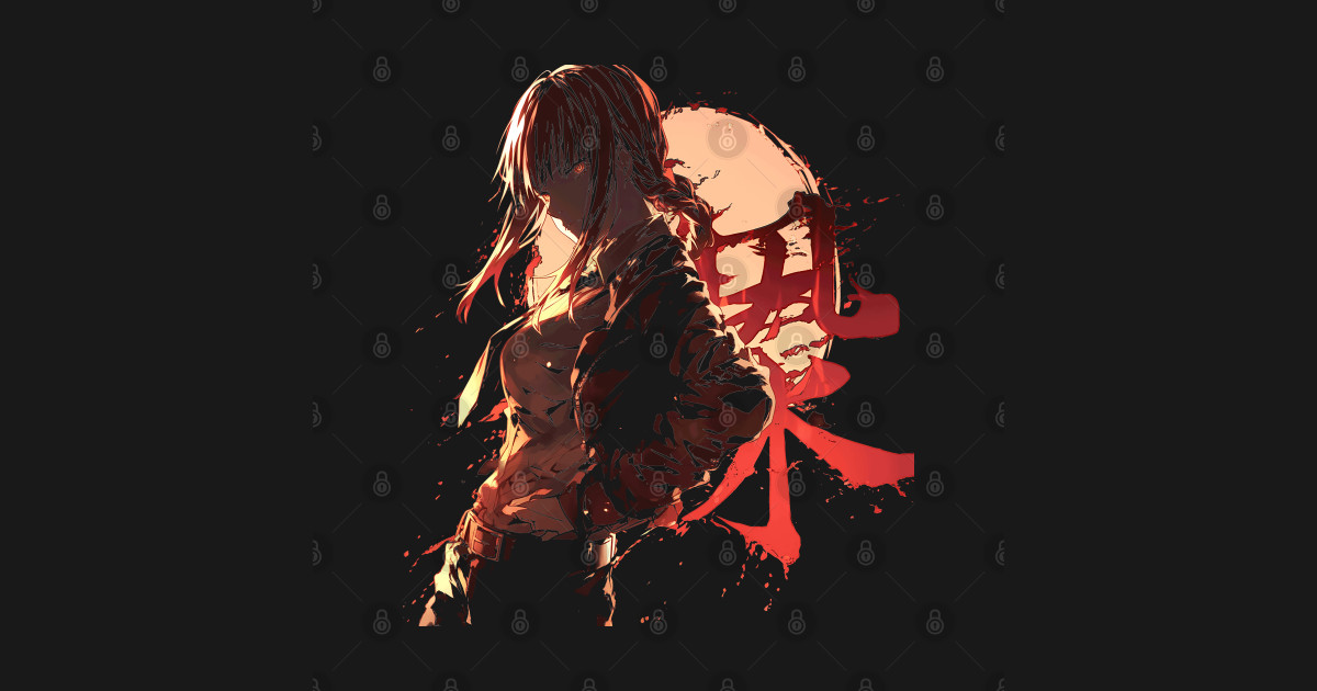 Makima Calm Dominant Pose Chainsaw Man - Makima - T-Shirt | TeePublic