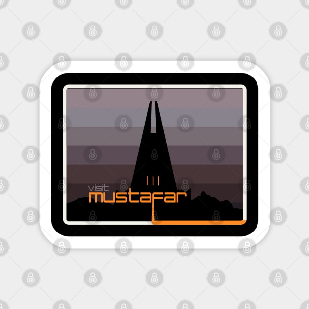 Escape to the castle! - Mustafar - Sticker | TeePublic