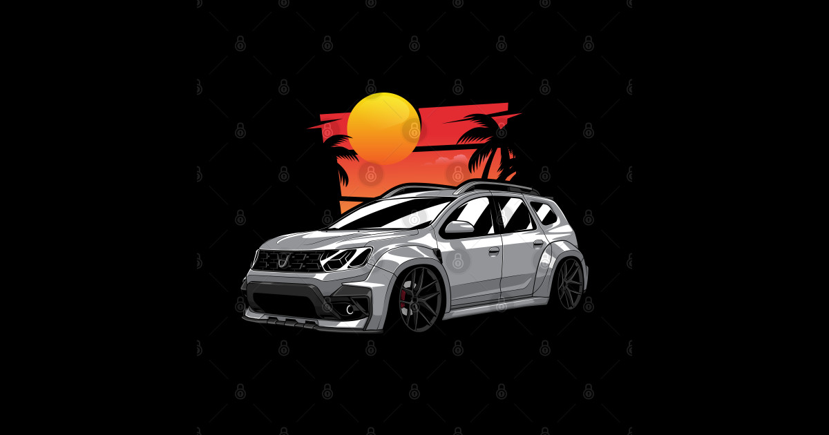 Gray Duster Widebody by Prior Design - Duster - Sticker | TeePublic