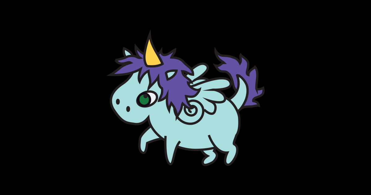 Gary the Pegasus Unicorn - Gary The Unicorn - Sticker | TeePublic