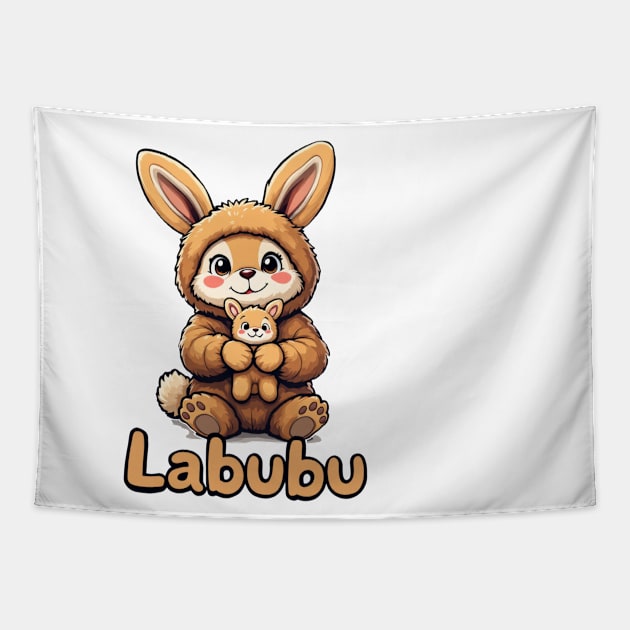 Labubu Adorable Bunny Companion Labubu - Christmas Matching Pajamas Pjs ...