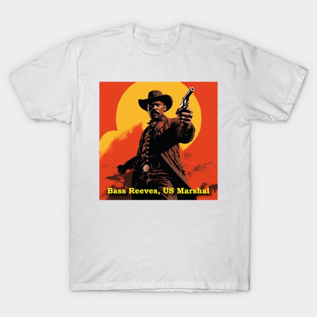Bass Reeves - Design 2 - Bass Reeves - T-Shirt | TeePublic