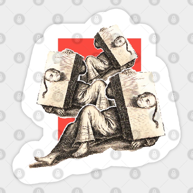 Carrying blame - Heavy punishment - China Punishment - Sticker | TeePublic