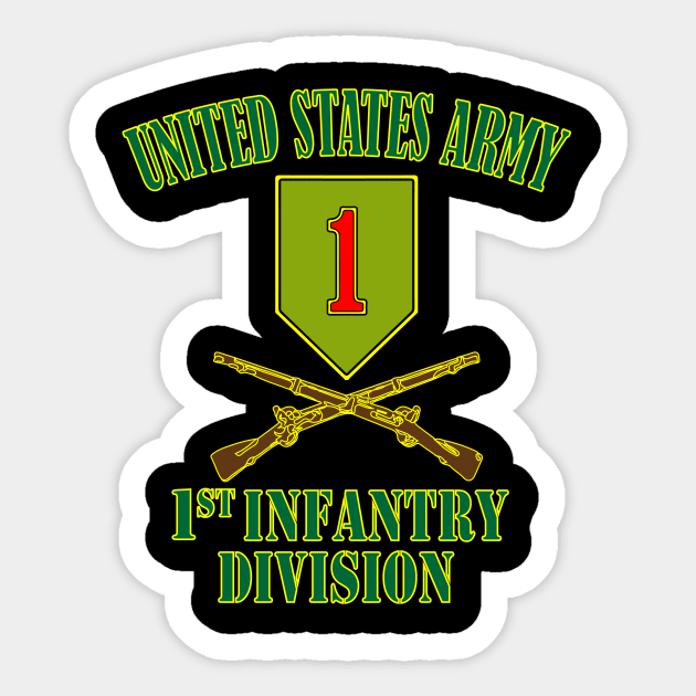 1st Infantry Division - Army - Sticker | TeePublic