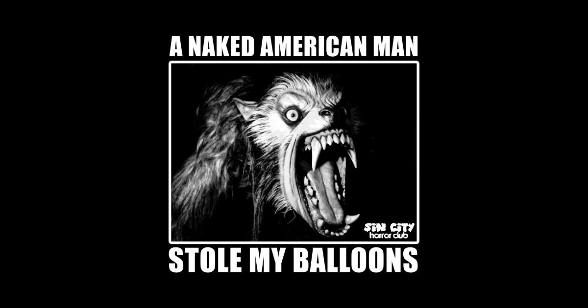 SCHC - Werewolf Balloons - American Werewolf In London - Sticker ...