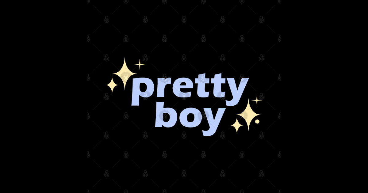 Pretty Boy (Blue) - Pretty Boy - Sticker | TeePublic
