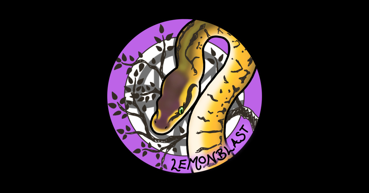 Lemonblast Royal Python - Royal Python - Sticker | TeePublic