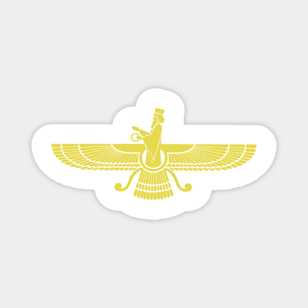 Faravahar - Zoroastrian symbol design -Zoroastrianism religion ...