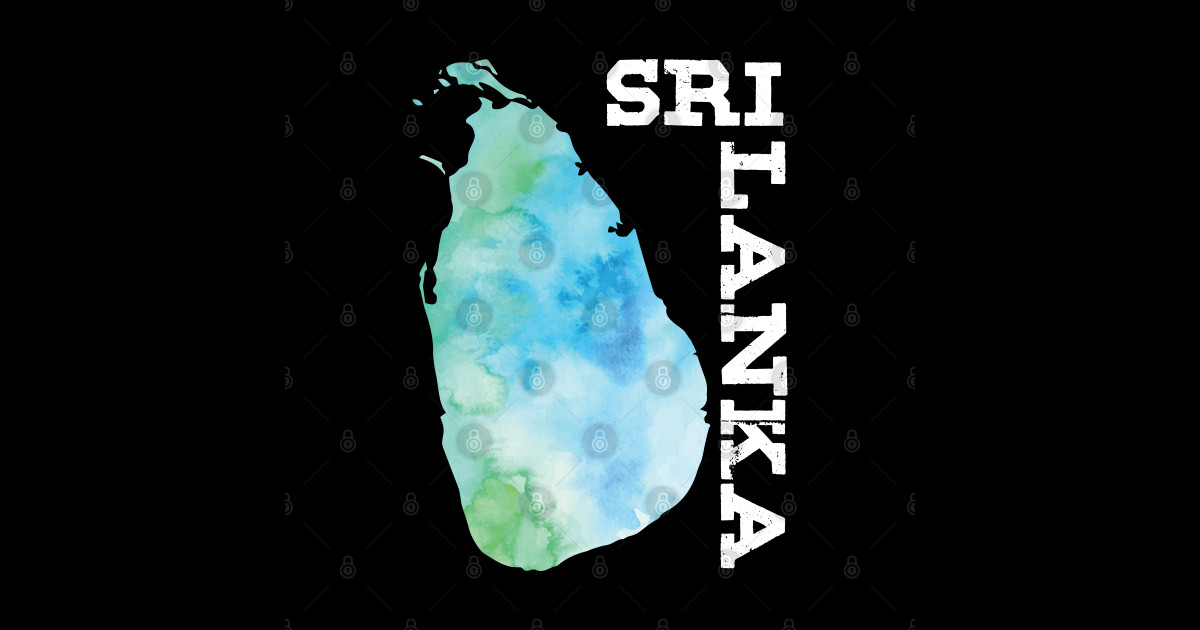 Sri Lanka Country Map Proud Sri Lanka Gift - Sri Lanka - Sticker ...