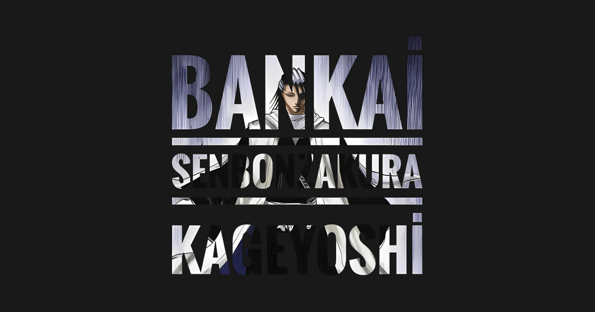 Bleach Byakuya Bankai Art - Anime Character Art - T-Shirt | TeePublic