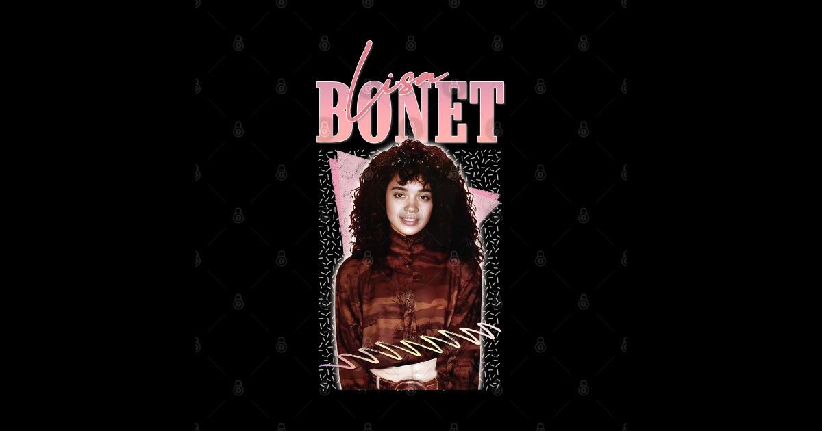 Lisa Bonet ---- 90s Aesthetic Fan Design - Lisa Bonet - Sticker | TeePublic