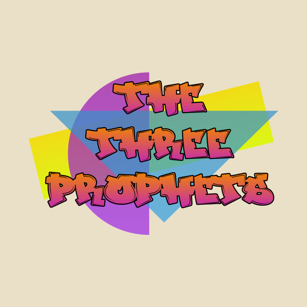 The Three Prophets 90s Logo - The Three Prophets - Tapestry | TeePublic
