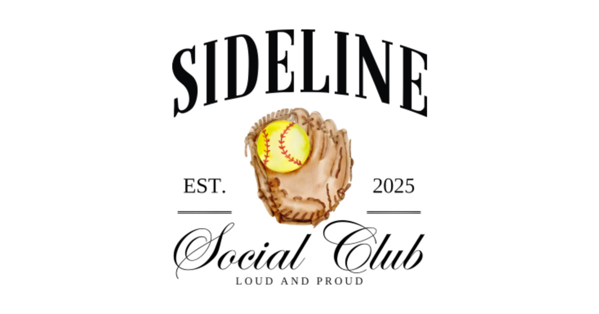 Sideline Social Club 2025 - Sideline Club - T-Shirt | TeePublic