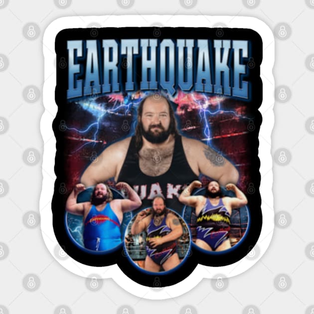 Earthquake Bootleg Vintage - Earthquake - Sticker | TeePublic