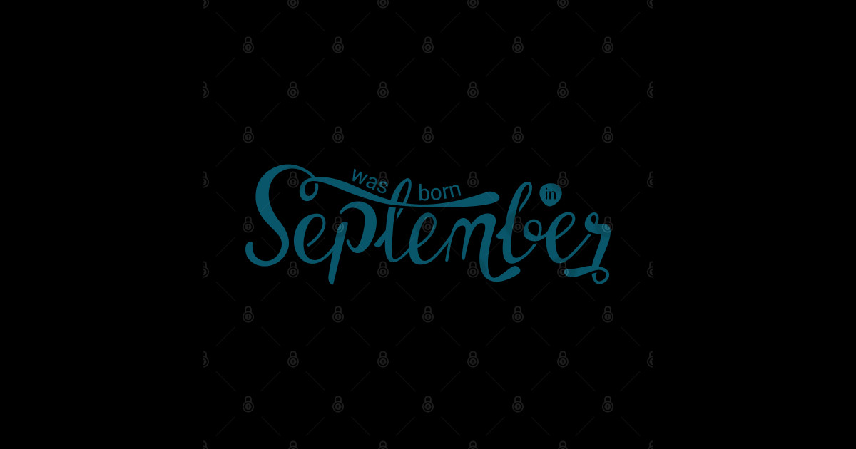 September - September - Sticker | TeePublic