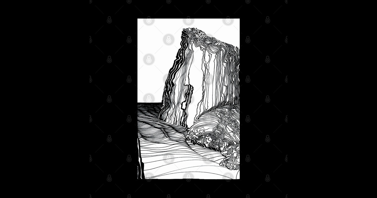 Fluted Cape - Fluted Cape - Sticker | TeePublic