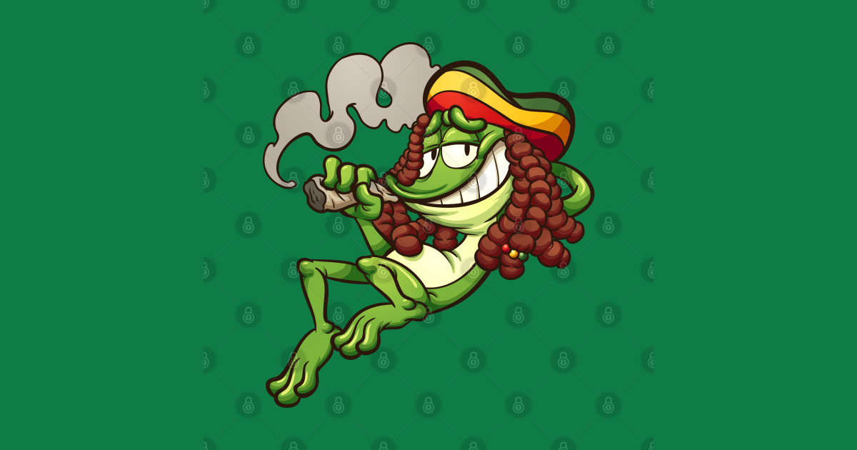 Rasta Frog - Rastafari - T-Shirt | TeePublic