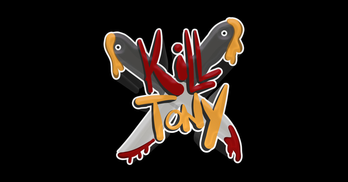 Kill Tony Podcast Logo With Knives Out - Kill Tony Podcast - Sticker ...