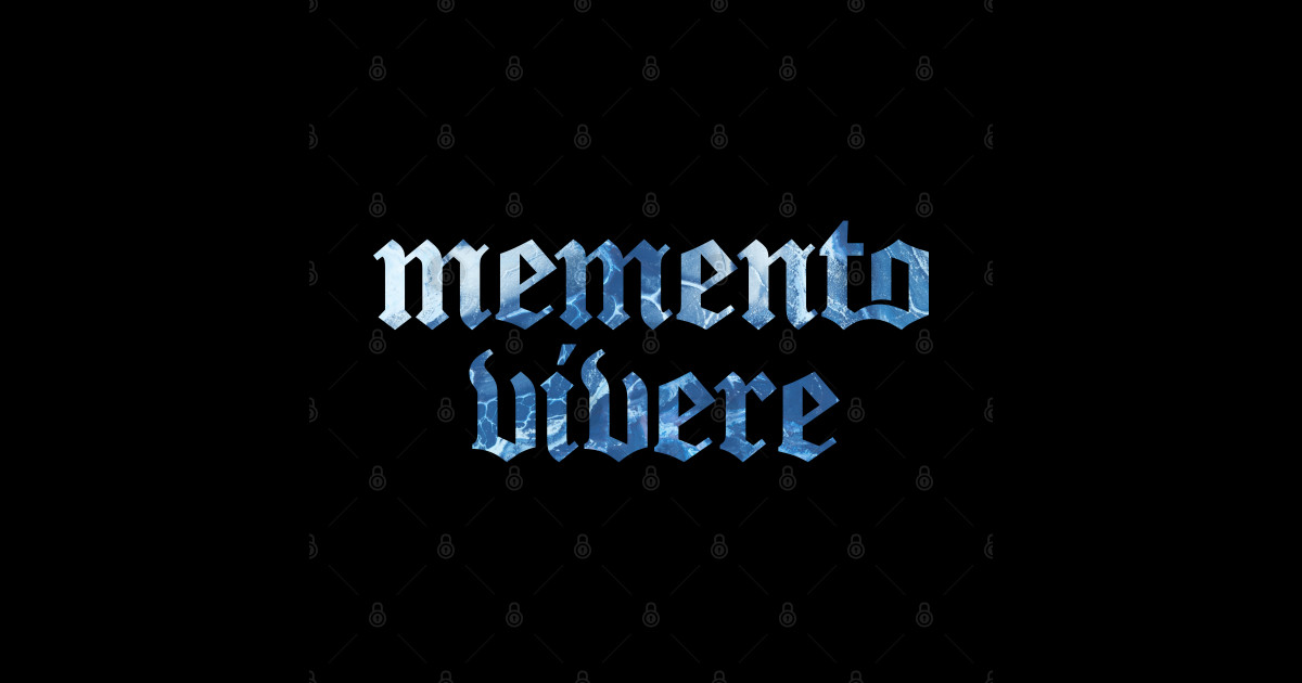 Memento Vivere - Remember to Live - Badass Latin Phrase - Sticker ...