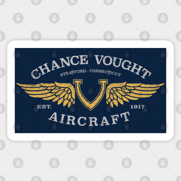 Chance Vought Aircraft Logo - Vought Logo - Sticker | TeePublic