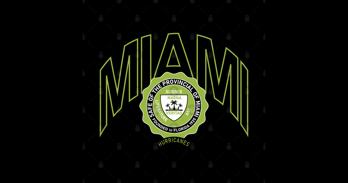 Miami label - Miami - Sticker | TeePublic