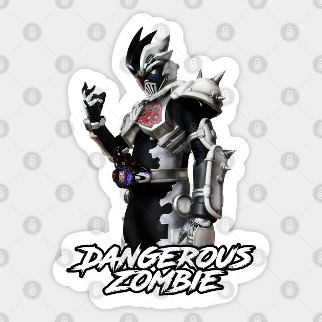 Kamen Rider Ex-Aid Dangerous Zombie - Kamen Rider - Sticker | TeePublic