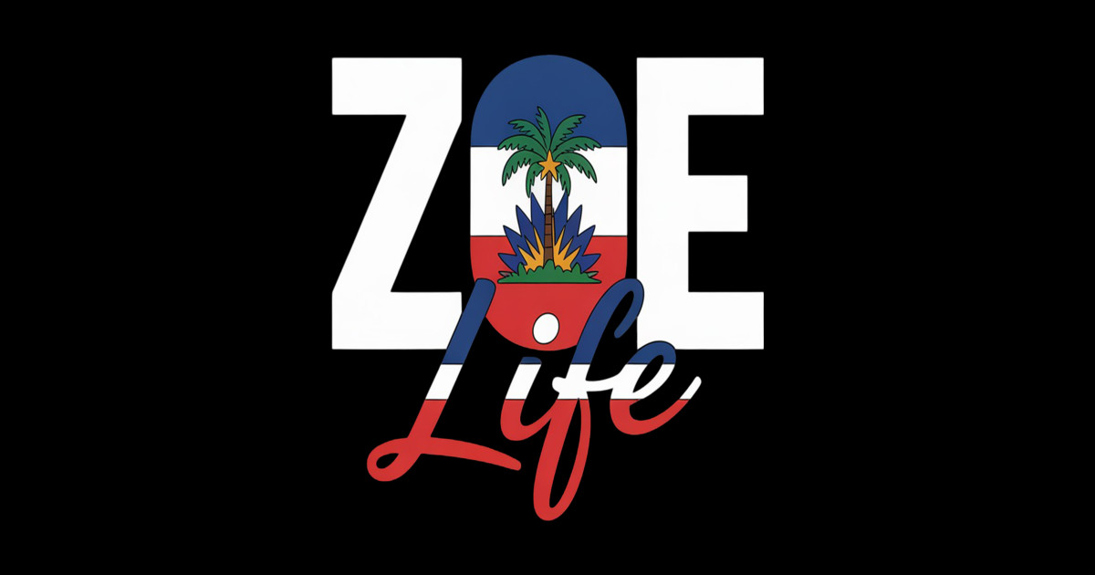 Haiti Flag Zoe Haitian Life - Haiti Flag Zoe Haitian Life - Sticker ...