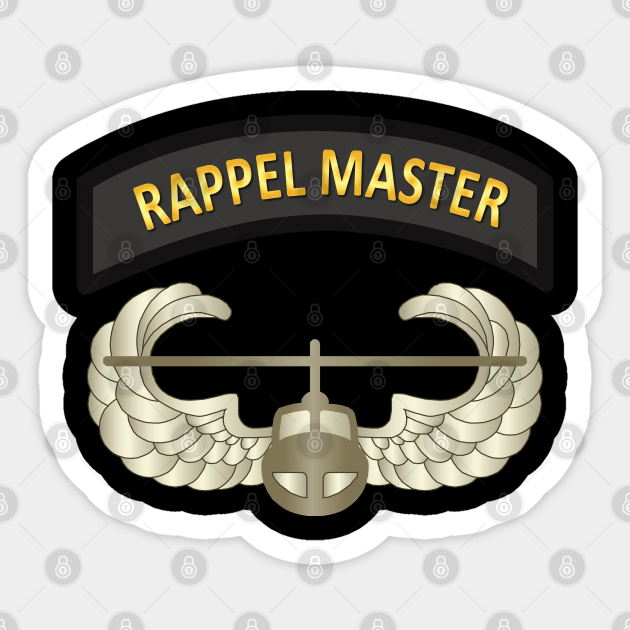 Rappel Master Tab with Air Assault Badge wo Txt - Rappel Master Tab ...