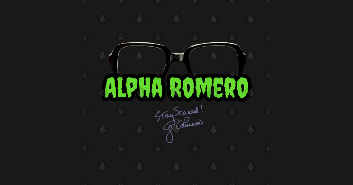 Alpha Romero (Style A) - George Romero - T-Shirt | TeePublic