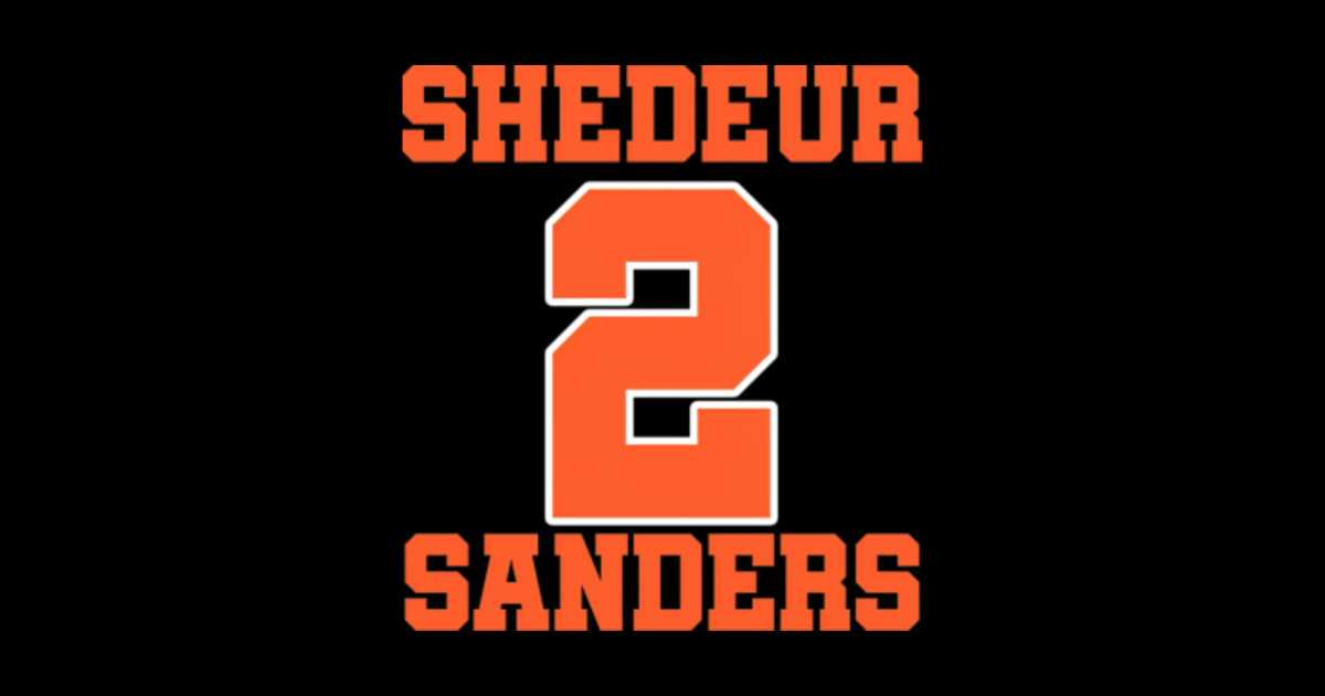 Shedeur Sanders Jersey Number – Back View - Shedeur Sanders Back ...