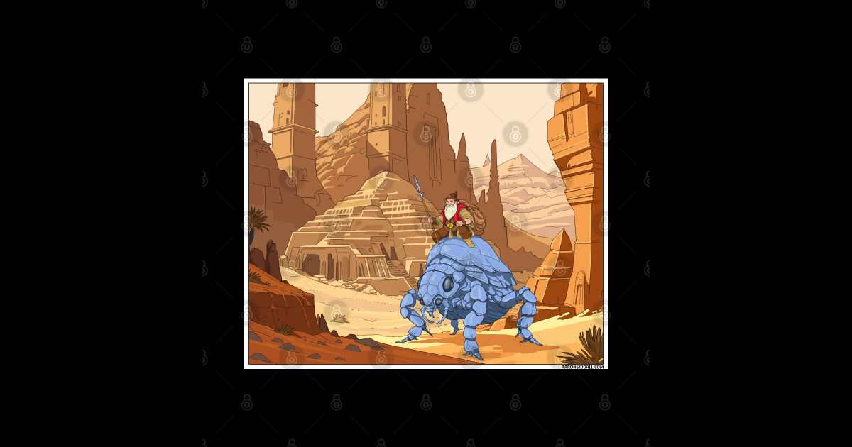 Desert Dwarf Adventurer - Dungeons And Dragons - Posters and Art Prints ...