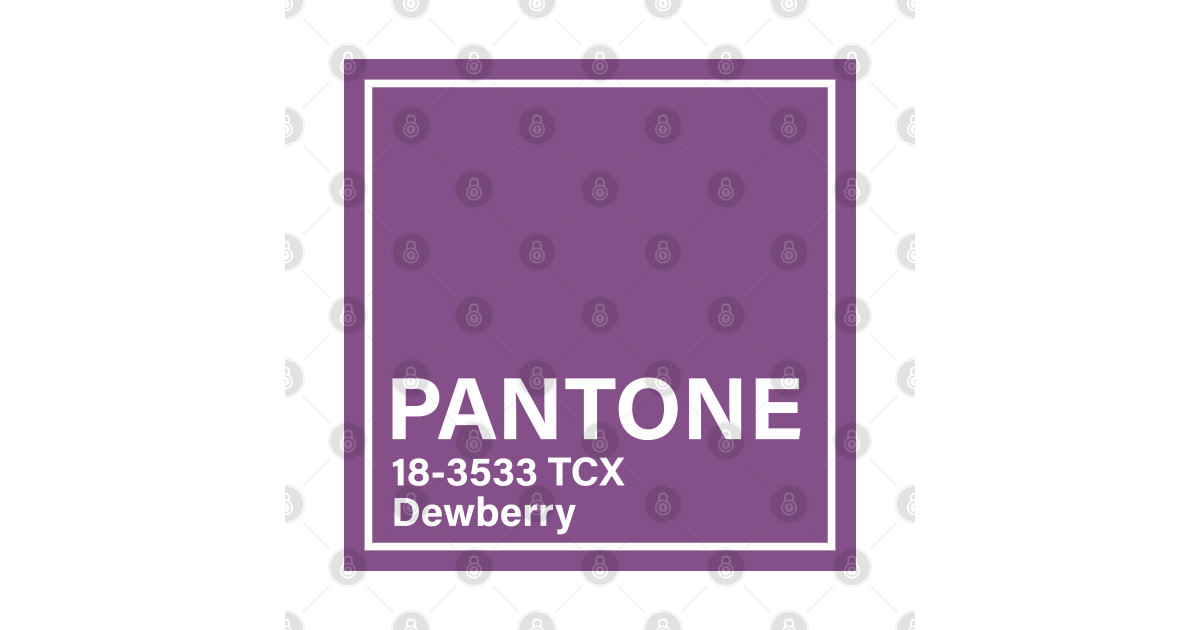 pantone 18-3533 TCX Dewberry - Pantone Color - T-Shirt | TeePublic
