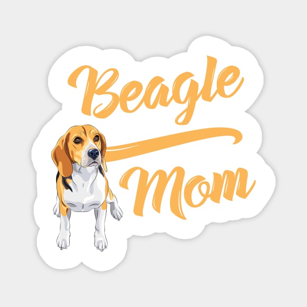 Beagles Mom! - Beagle - Magnet | TeePublic