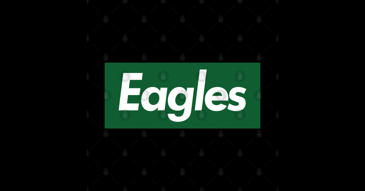 the Supreme Eagle (Kelly Green) - Eagles Football - Sticker | TeePublic