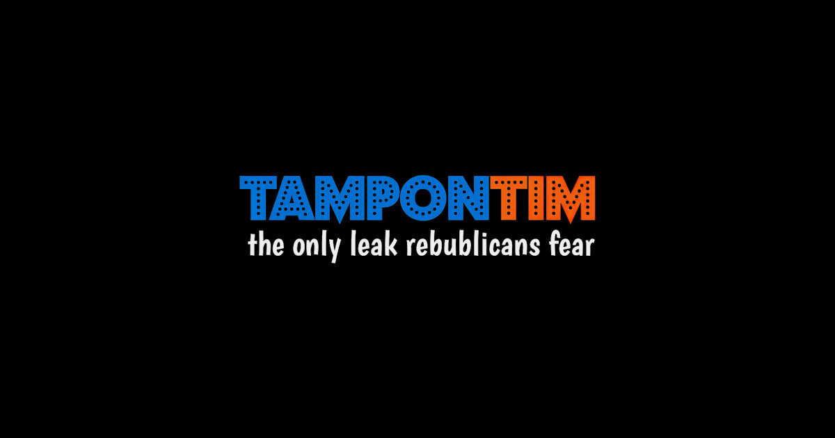 Tampon Tim Funny Meme Tim Walz Vp Vice President 2024 Tampon Tim Sticker Teepublic