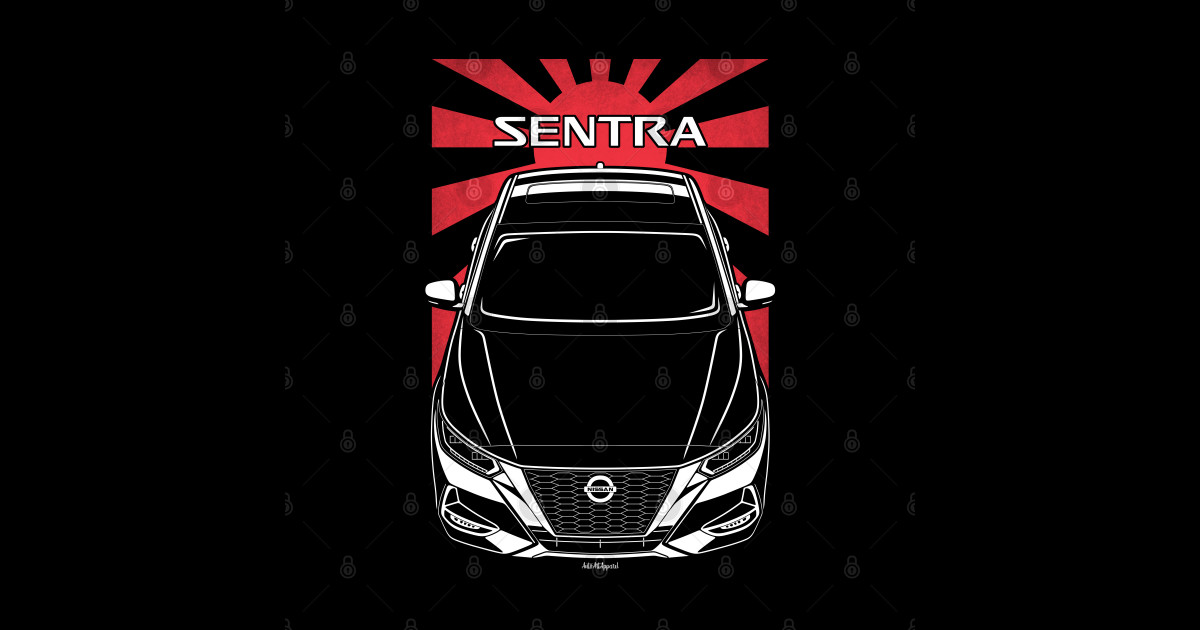 Sentra 2020-2023 - Nissan Sentra - Sticker | TeePublic