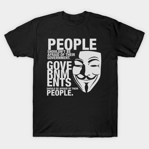 Anonymous Shirt Guy Fawkes Mask - Anonymous - T-Shirt | TeePublic