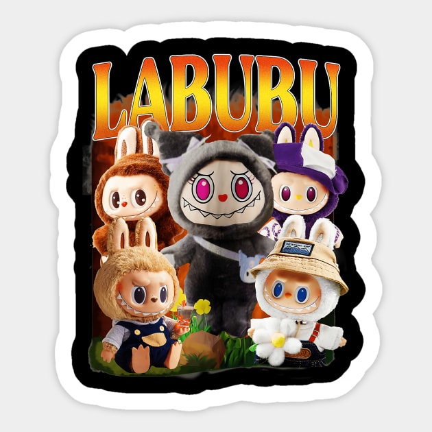 Funny Labubu Lover Cute Labubu The Monsters - Labubu - Sticker | TeePublic