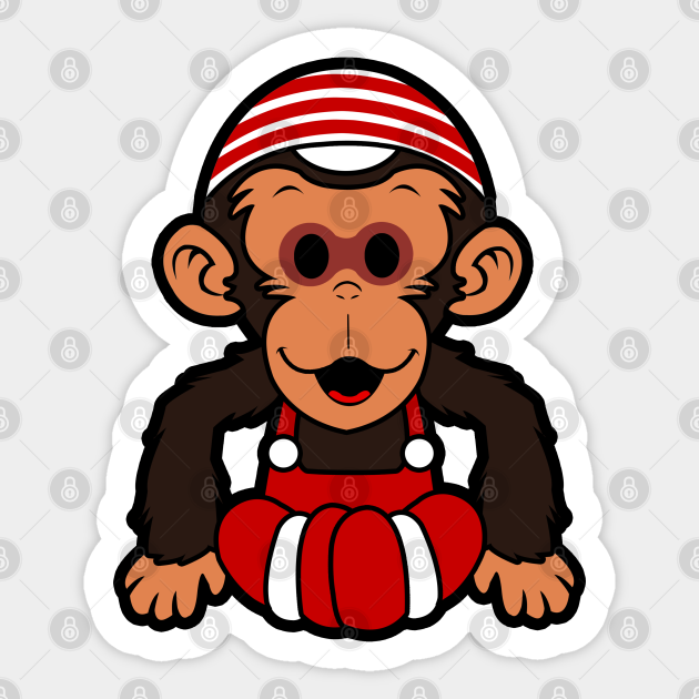 Cute Chim Chim Speed Racer Monkey - Speed Racer - Sticker | TeePublic