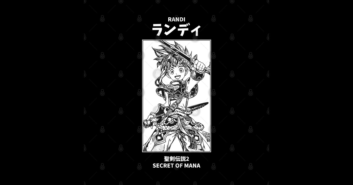 Randi Secret of Mana - Secret Of Mana - Sticker | TeePublic