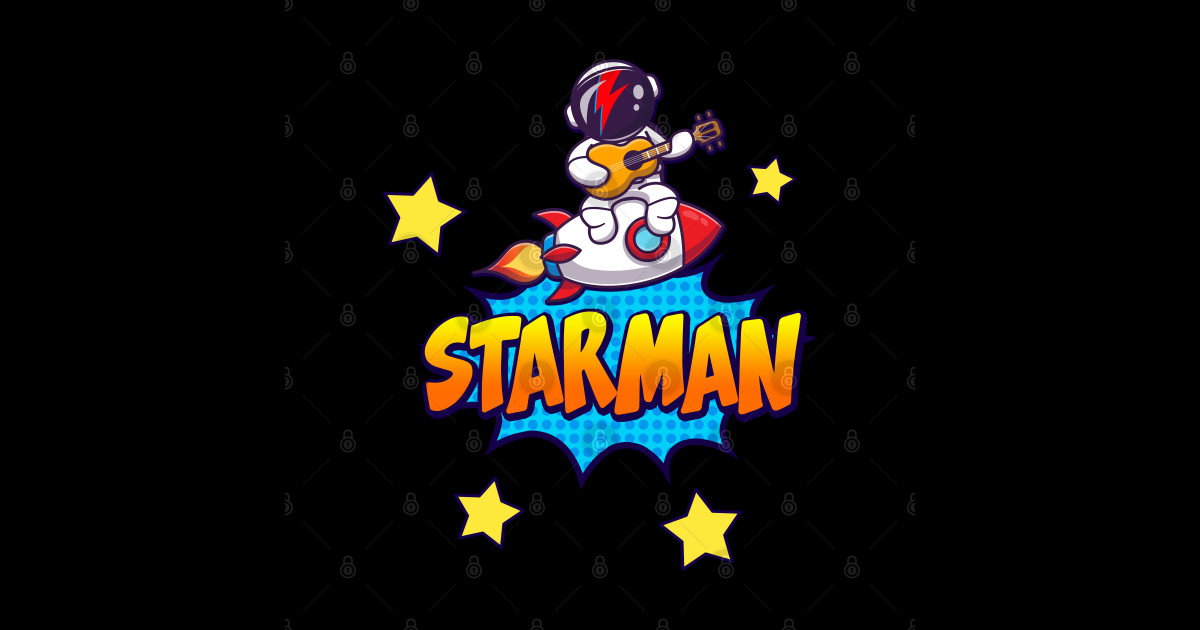 STARMAN - Starman - Sticker | TeePublic