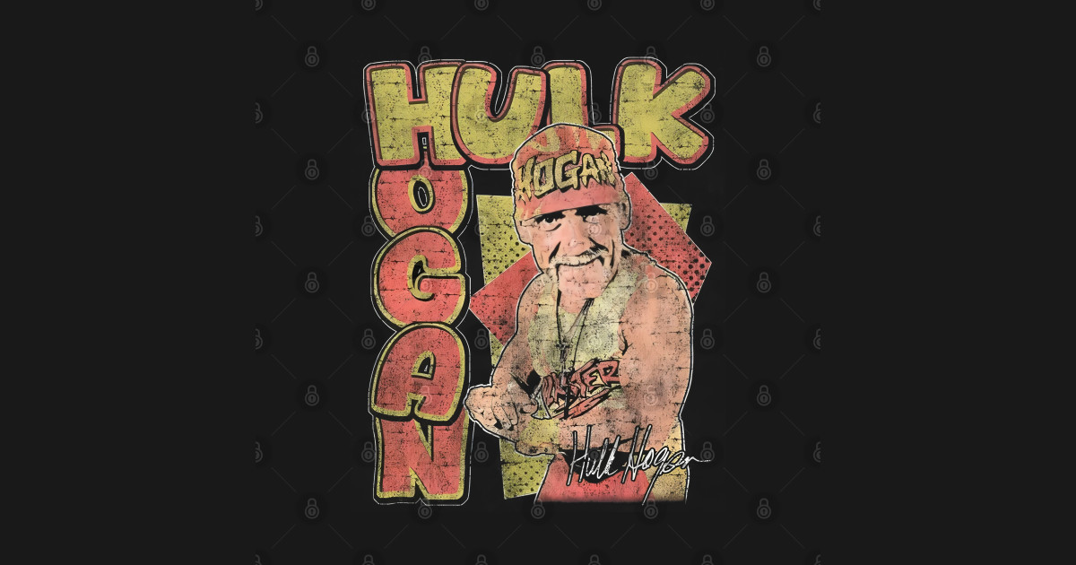 Hulk Hogan Cartoon - Hulk Hogan - T-Shirt | TeePublic